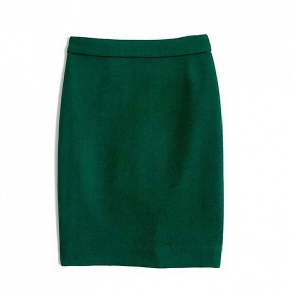 J. Crew | Skirts | Clearance 9 J Crew Wool The Pencil Skirt In ...